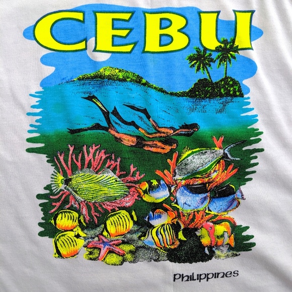 Shirts | Vintage Cebu Philippines Scuba Diving Tshirt | Poshmark
